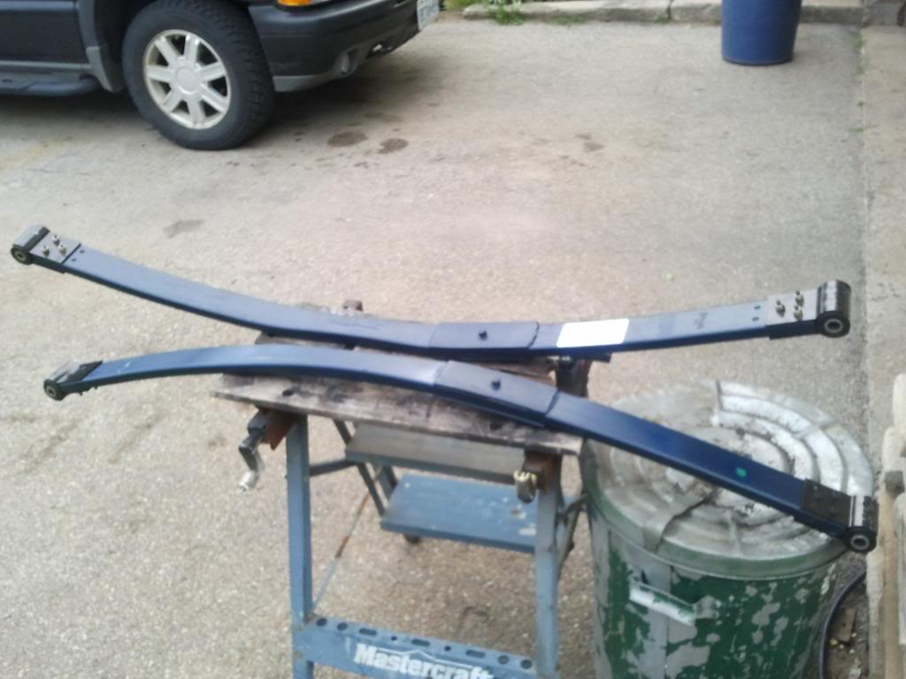 Hyperco composite leaf spring question?