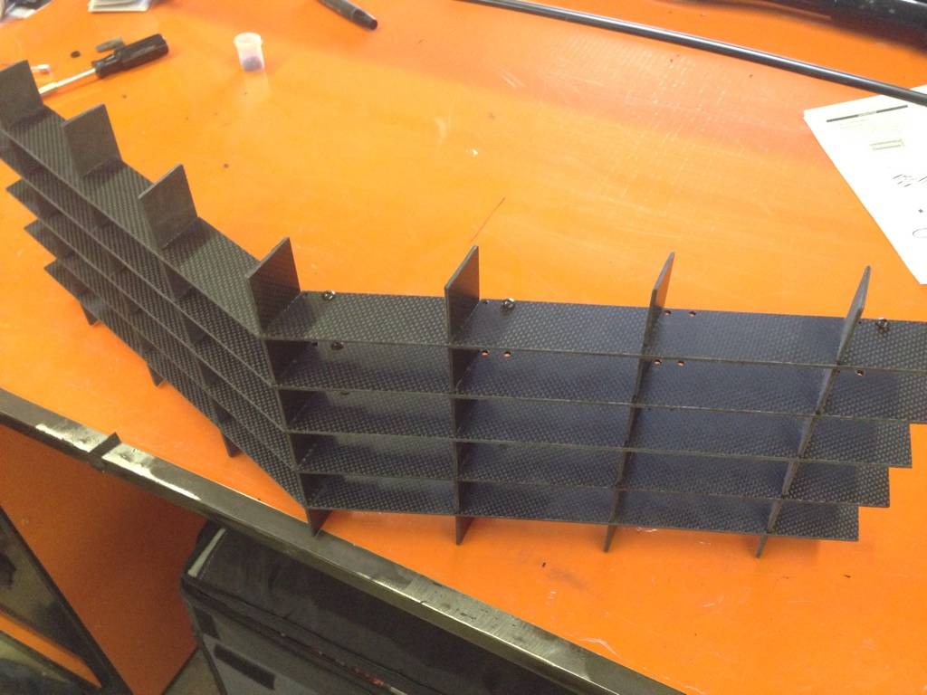 Carbon fiber grill insert