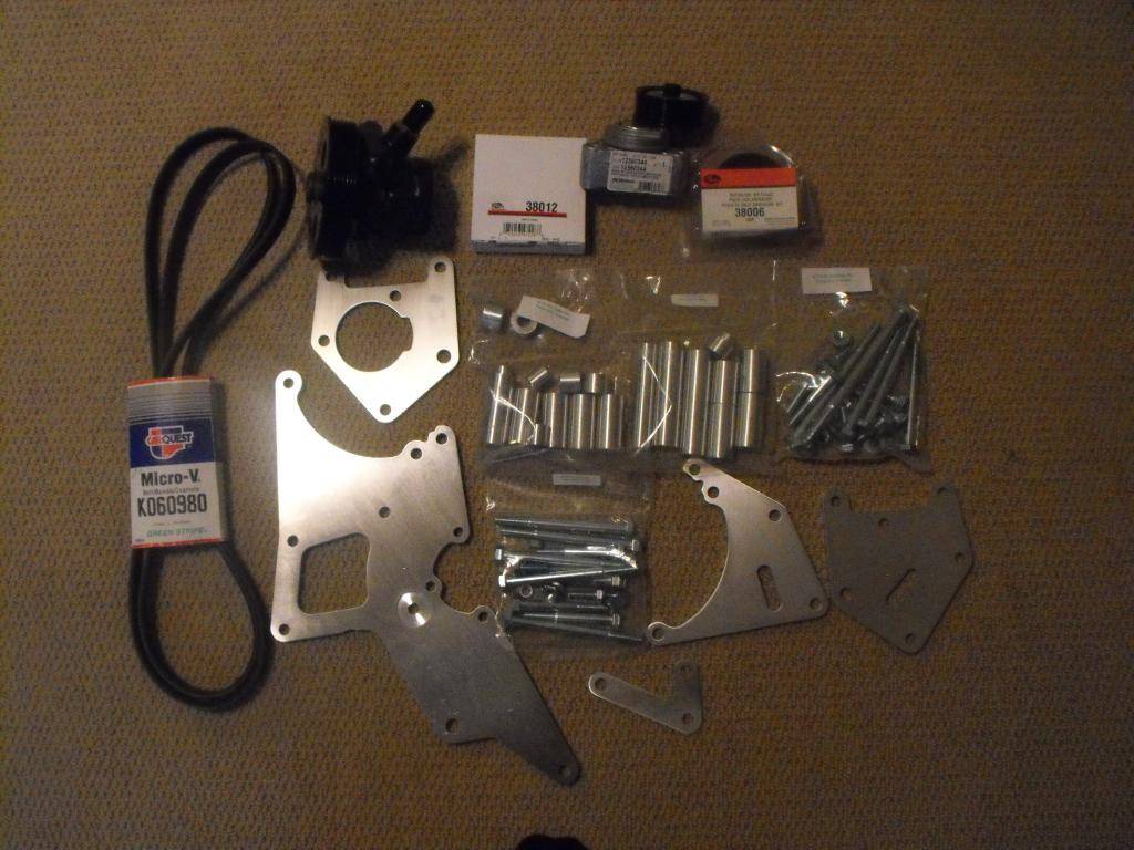 LS1,LS2.LS3 accessory drive brackets, p\s pump