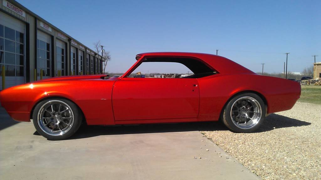 69 Camaro backspace with DSE tubs & rear end length