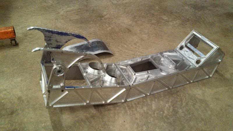 Billet aluminum center console