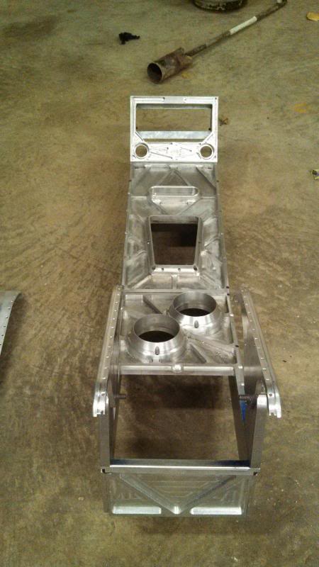 Billet aluminum center console