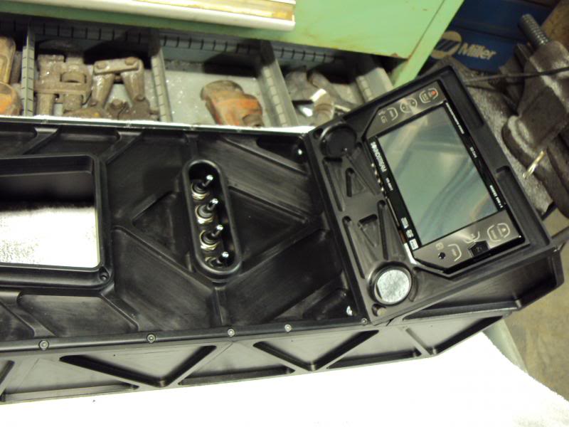 Billet aluminum center console
