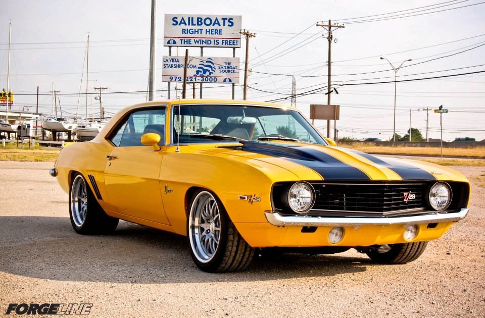 '69 Camaro Z28 on Forgeline GZ3 Wheels from Hale's Speed Shop