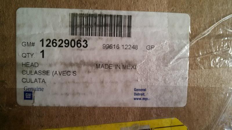 FS: NEW LS3 Head (GM #12629063)