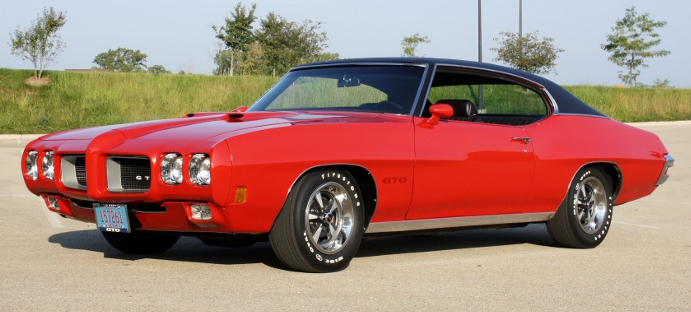 1970 GTO Match #'s, AC, Restored, Red, PHS