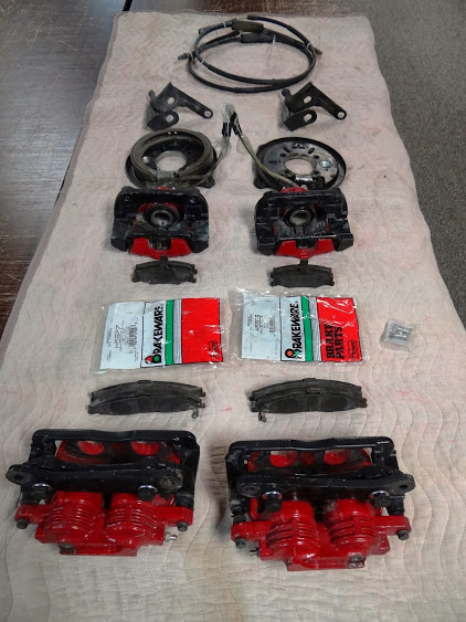 LS1 Brake calipers with G-body adapters