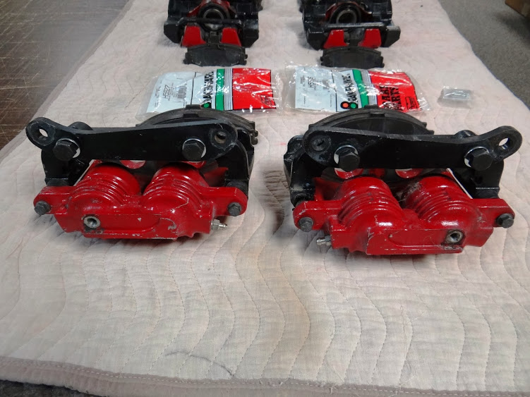 LS1 Brake calipers with G-body adapters