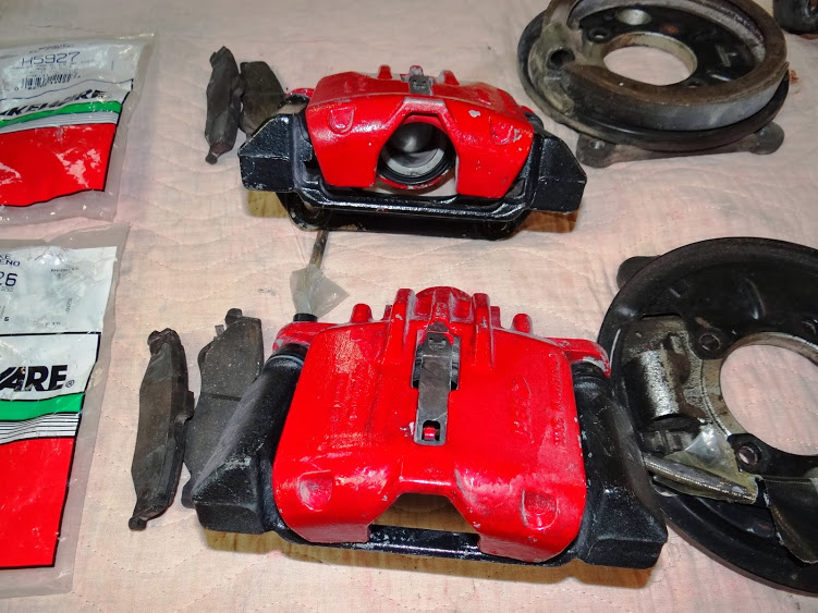 LS1 Brake calipers with G-body adapters