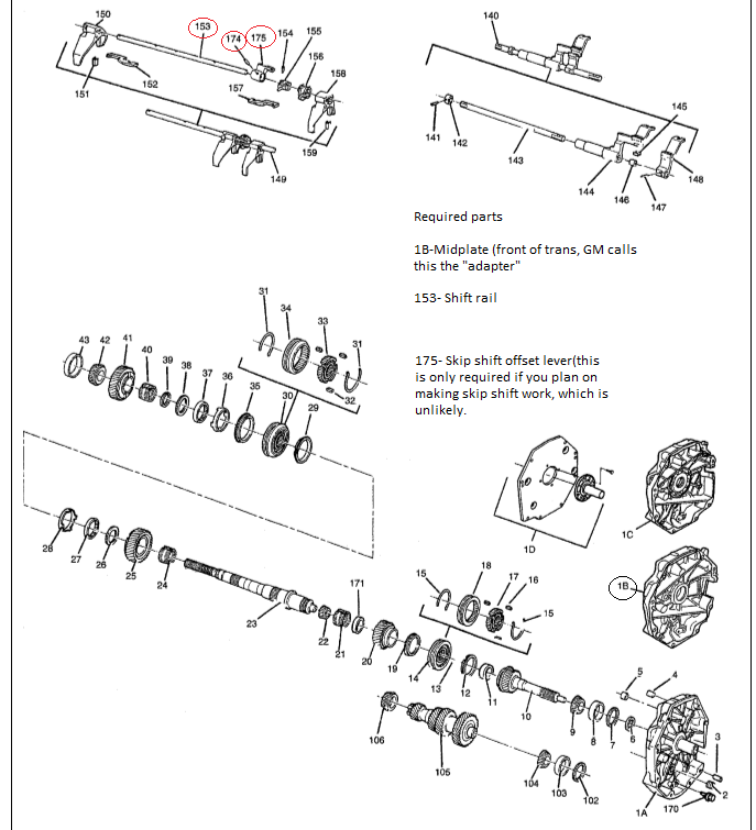 How to convert a C5 Corvette T56 to a Fbody one