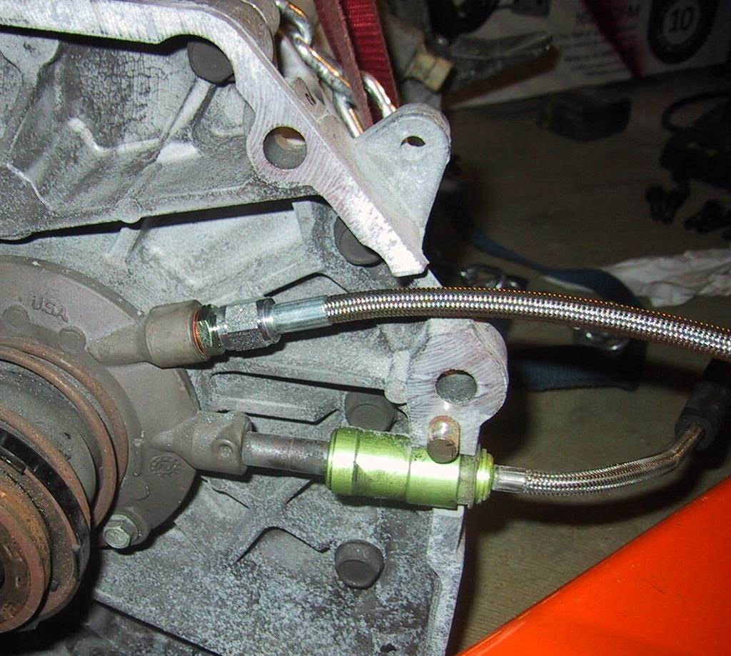 T56 hydraulic TO bearing hose fittings?