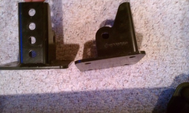 Ride Tech Lower Axle brackets, Rear end Tabs, Rear upper arms