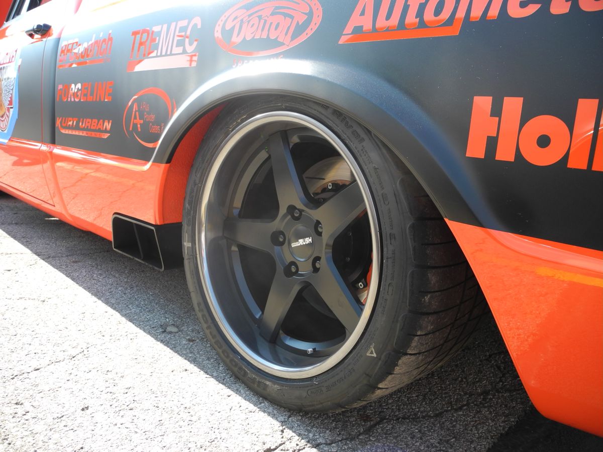 Bob Bertelsen's "Orange Rush" Chevy C-10 Truck on Forgeline CF3C Wheels