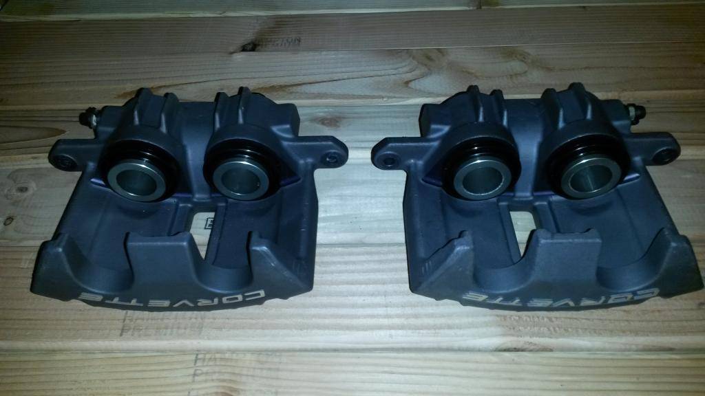 Corvette C5 Calipers - Black - Front and Rear - NEW!
