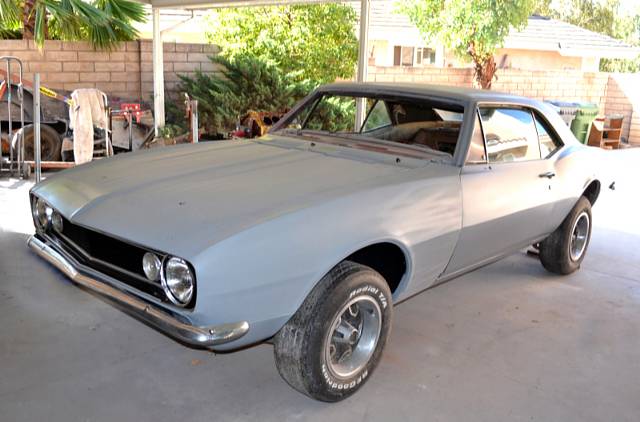 '67 Camaro Project Car For Sale