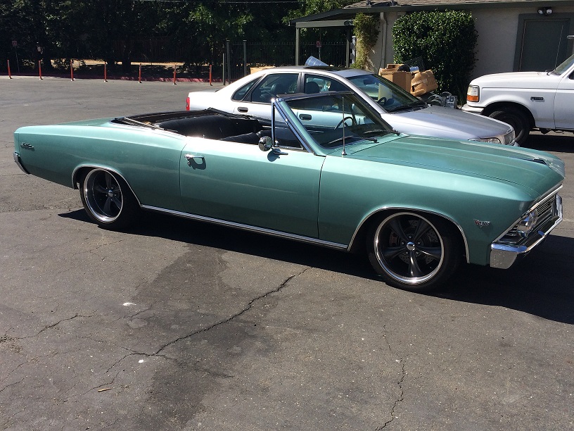 MCB finally Scores a 66 Chevelle Convertible Shop Project!