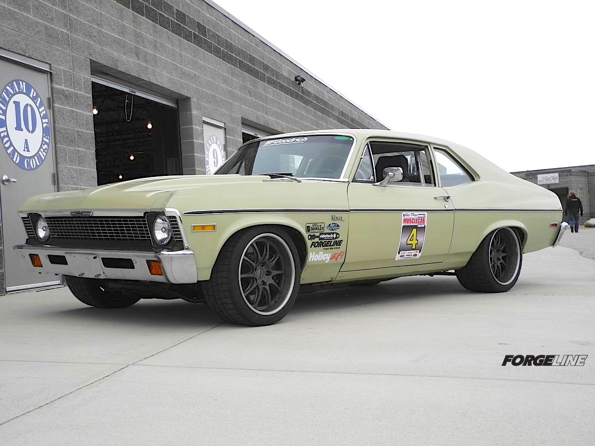 Dan Ballard's 1972 Chevy Nova on Forgeline GZ3 Wheels