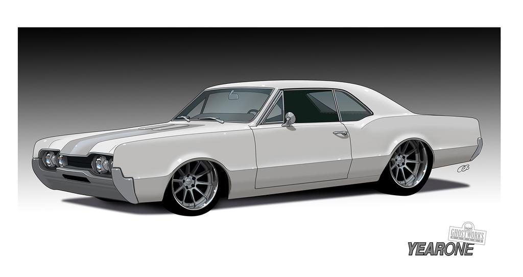 YearOne's '67 Olds Cutlass on Grip Equipped Rebel Wheels