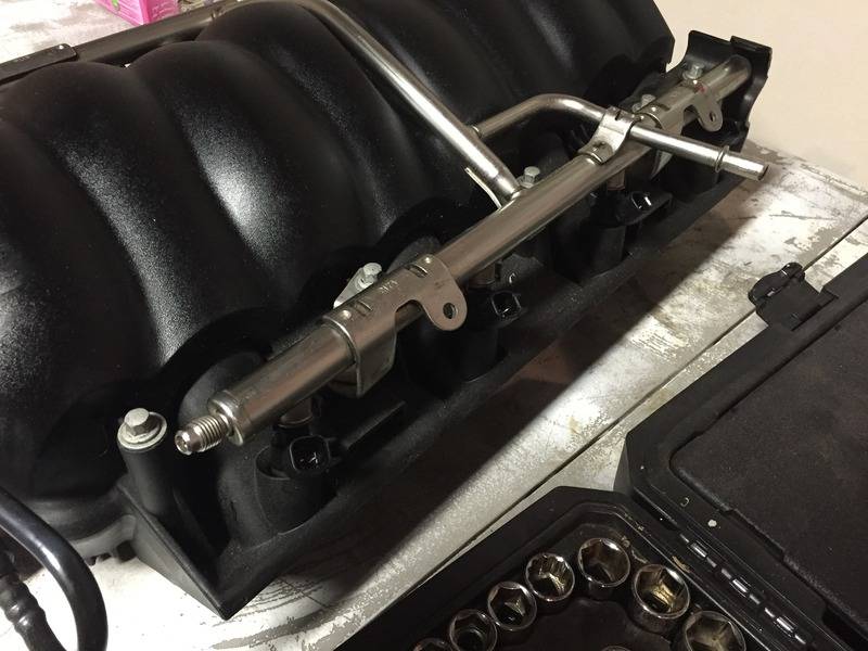 Stock LS3 Intake and fuel rails