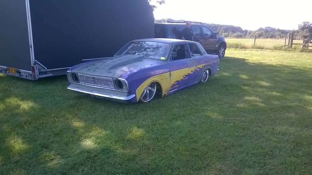 chopped and turbo v8 cortina