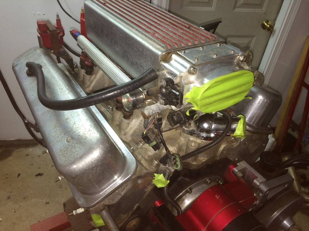 383 EFI engine with FAST stand alone system.