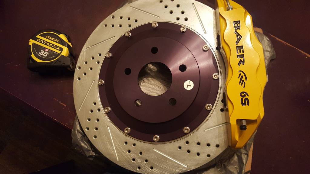 Baer Competition Yellow 6S 15" Extreme + Brake Pkg for C6/DSE/ATS Spindles