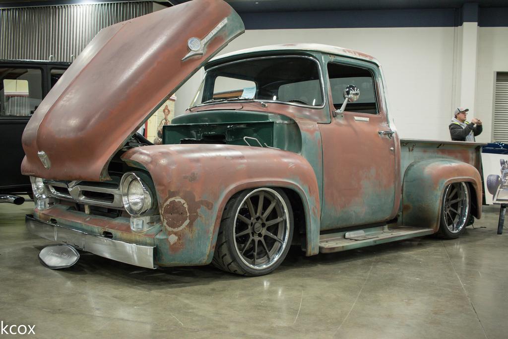 Jon U's "Effin Confused" 427-Powered 1956 Ford F100 on Forgeline RB3C ...