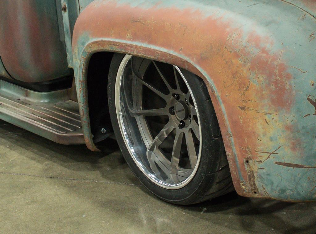 Jon U's "Effin Confused" 427-Powered 1956 Ford F100 on Forgeline RB3C ...