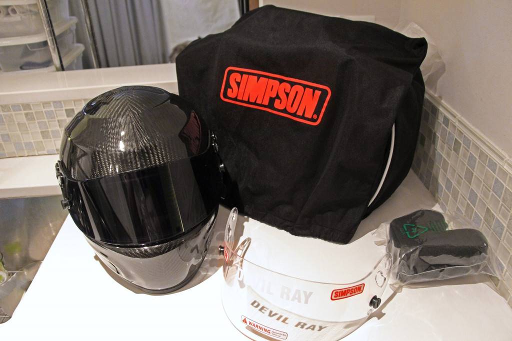 For Sale: Simpson Carbon Devil Ray Helmet $500