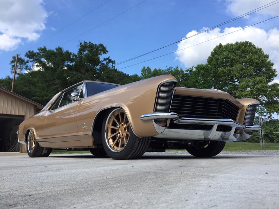 Bob's '65 Buick Riviera Gran Sport on Grip Equipped Dropkick Wheels
