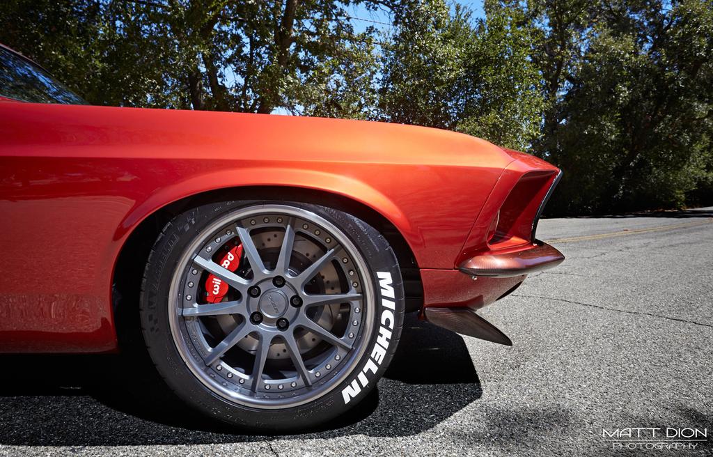 Brandon DeFazio's 1969 Mustang Fastback on Forgeline RB3C Wheels