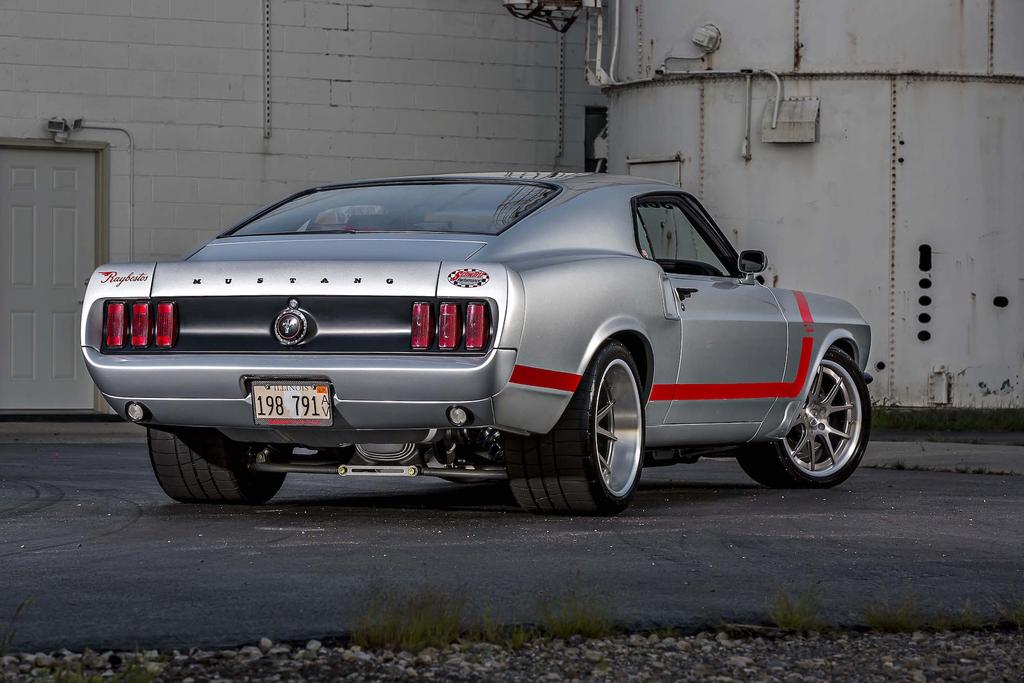 The Raybestos '69 Mustang on Forgeline GA3C Concave Wheels