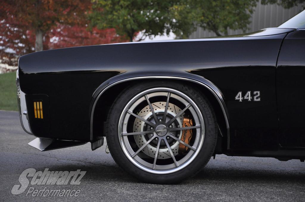 Schwartz Performance '73 Olds Cutlass on Forgeline GT3C Wheels