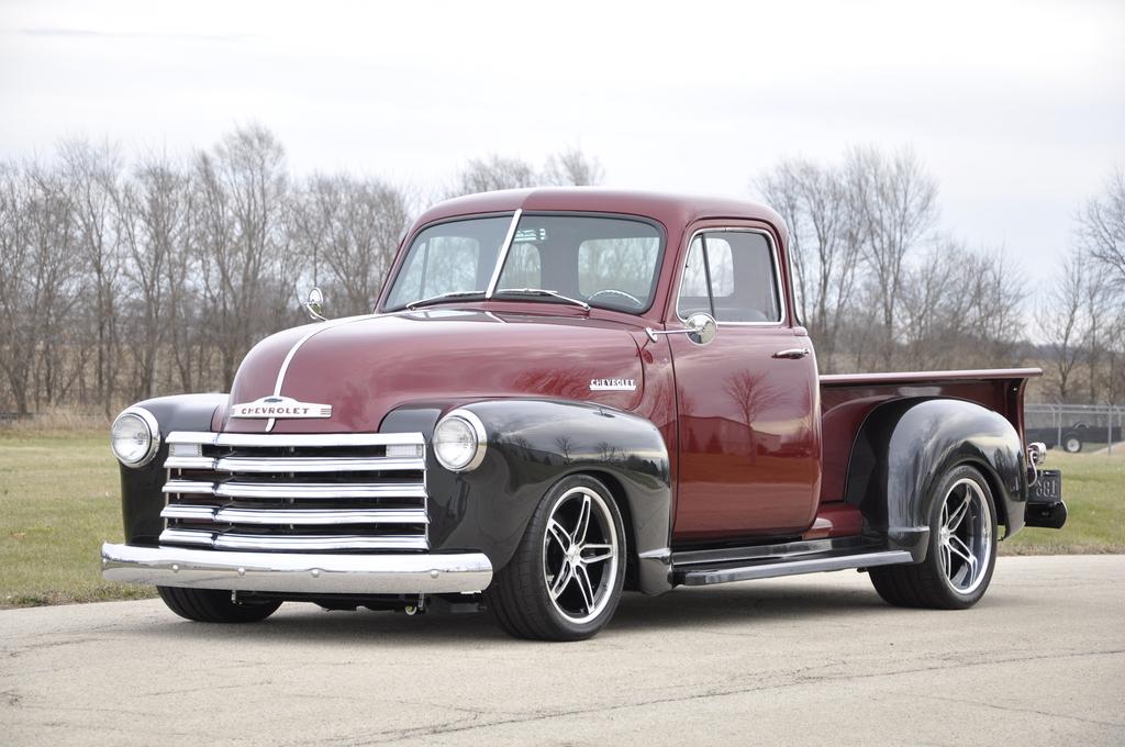 Scott's Schwartz Performance '52 Chevy 3100 Truck on Forgeline Schism ...