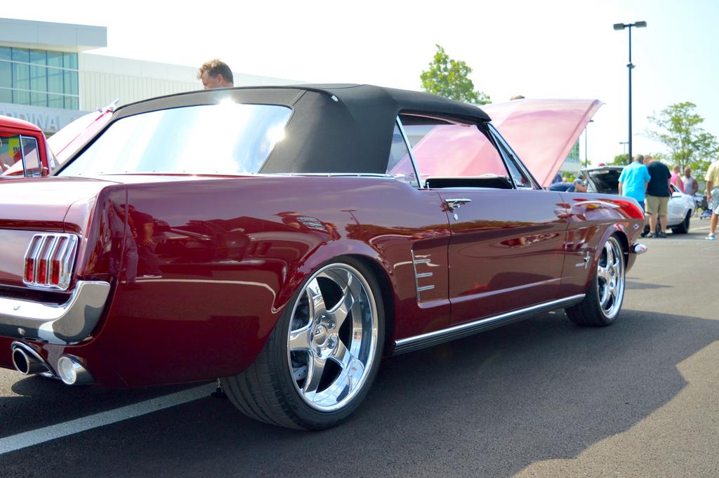 Terry Minor's Classic Restorations '66 Mustang Convertible on Forgeline ...