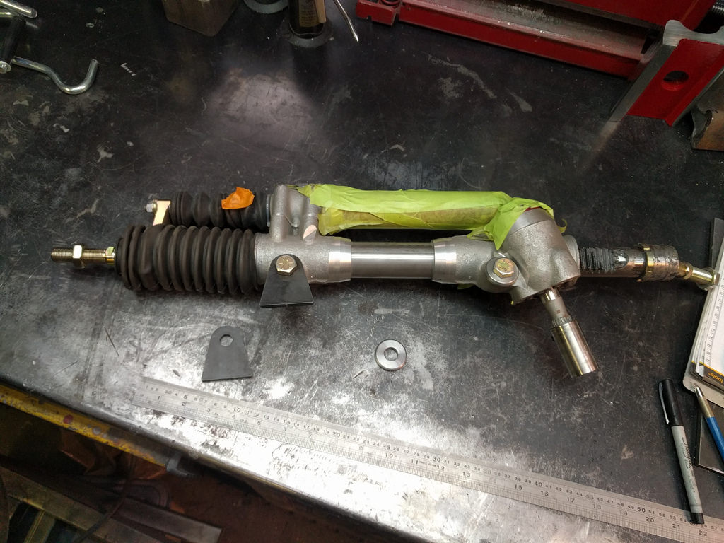 Mounting Woodward Steering Rack