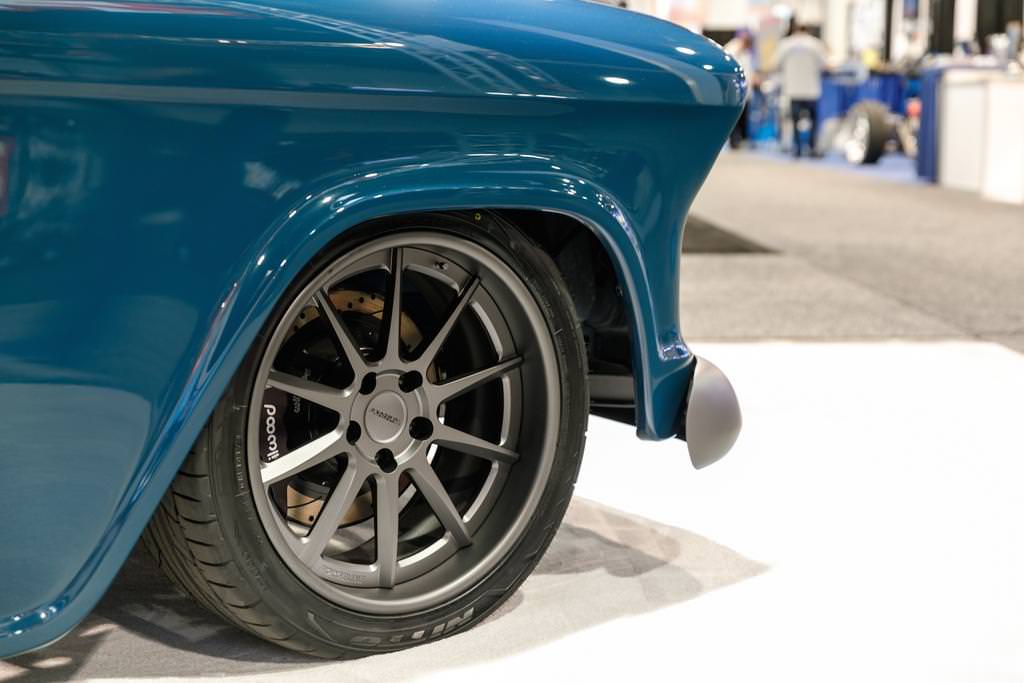 Bogi's Garage 1957 Chevy Montage Truck on Forgeline RB3C Wheels