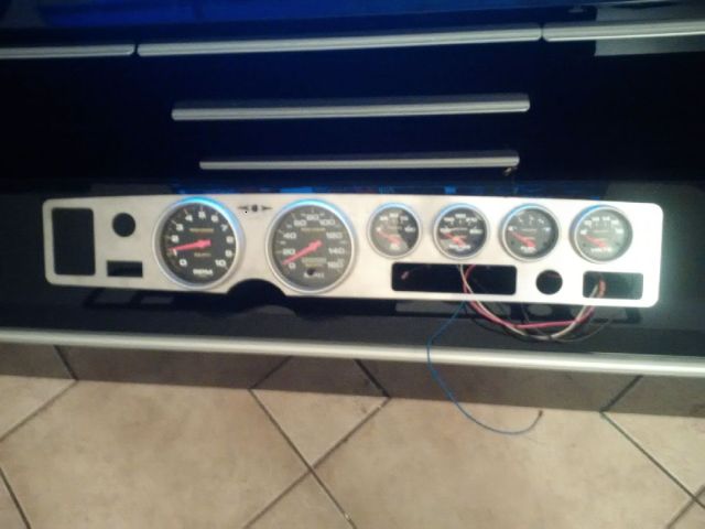 Pro-touring Autometer Gauges and panel for 1970-1981 trans am or firebird