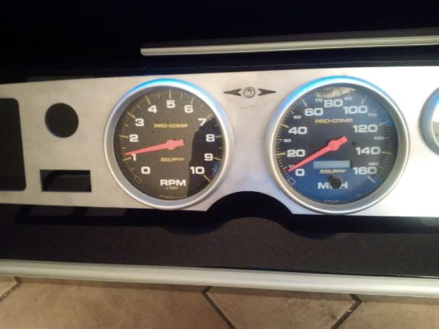 Pro-touring Autometer Gauges and panel for 1970-1981 trans am or firebird