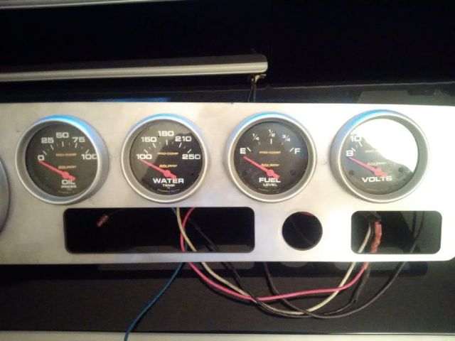 Pro-touring Autometer Gauges and panel for 1970-1981 trans am or firebird