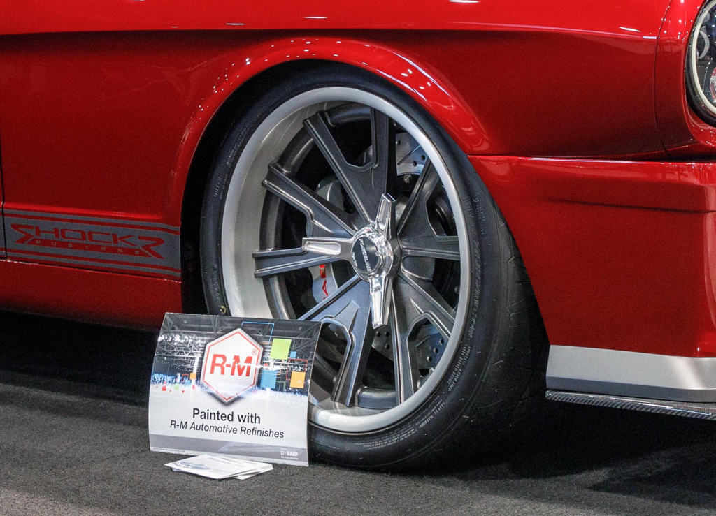 JH Restorations "Shockr" '66 Ford Mustang on Center Locking Forgeline ...