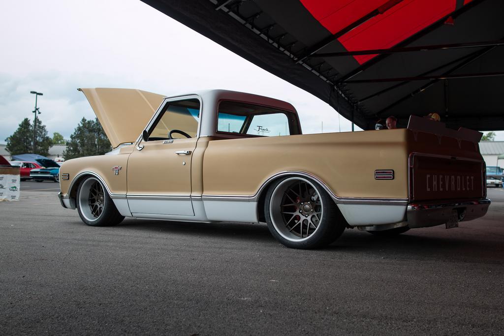 Mark Turner's LS7-Powered '68 Chevy C10 Truck on Forgeline DE3C Concave Wheels