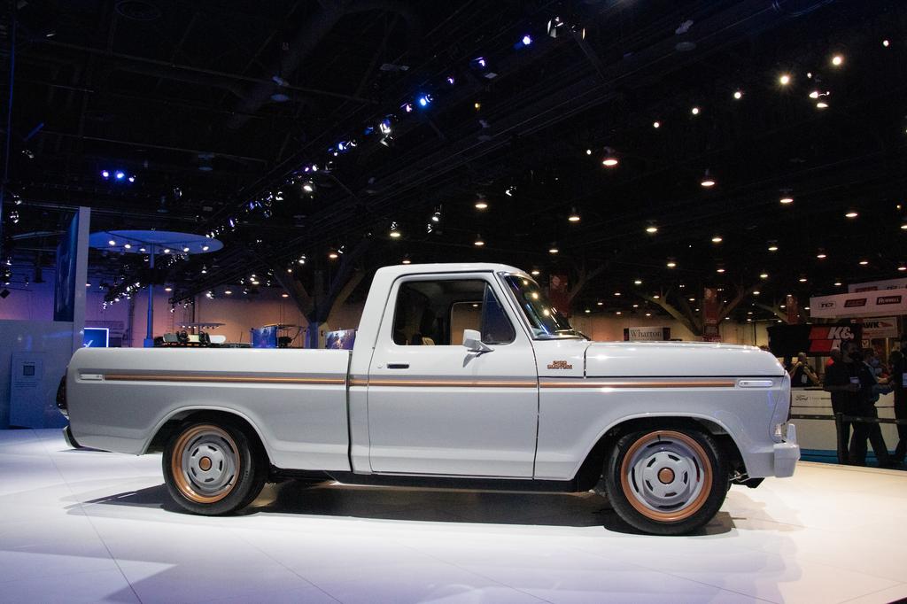 Ford All-Electric 1978 F-100 Eluminator Truck on Forgeline OE1 Wheels