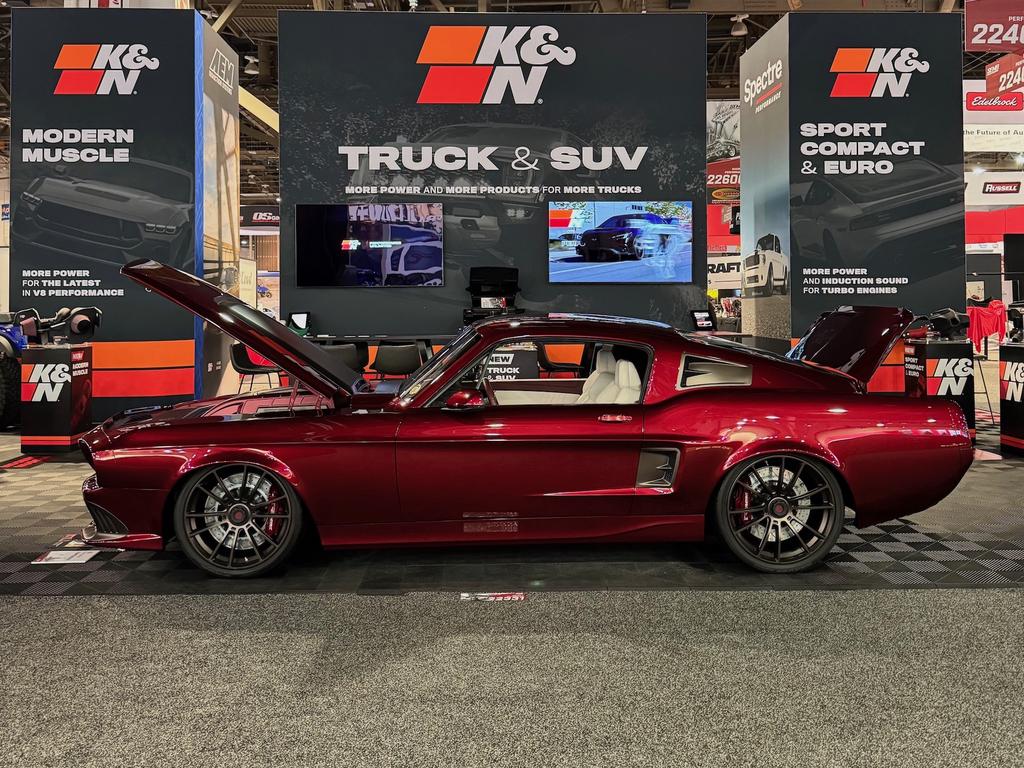 East Bay Muscle Cars' "Rampant" 1968 Ford Mustang on Forgeline ...