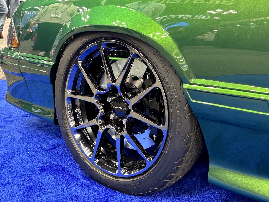 "BYEPOLR" 1987 Ford Mustang on Forgeline Forged Monoblock GS1R Beadlock ...