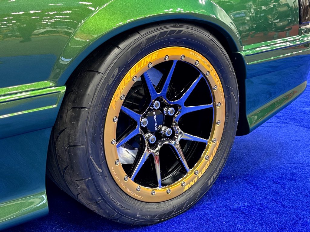 "BYEPOLR" 1987 Ford Mustang on Forgeline Forged Monoblock GS1R Beadlock ...