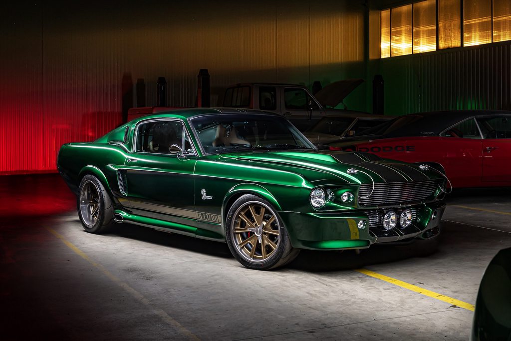 Mean Machine Garage Hellenor 1968 Ford Mustang on Forgeline Three Piece ...