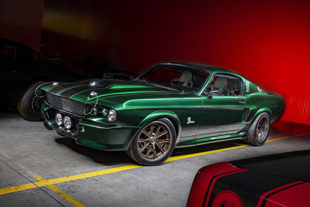 Mean Machine Garage Hellenor 1968 Ford Mustang on Forgeline Three Piece ...
